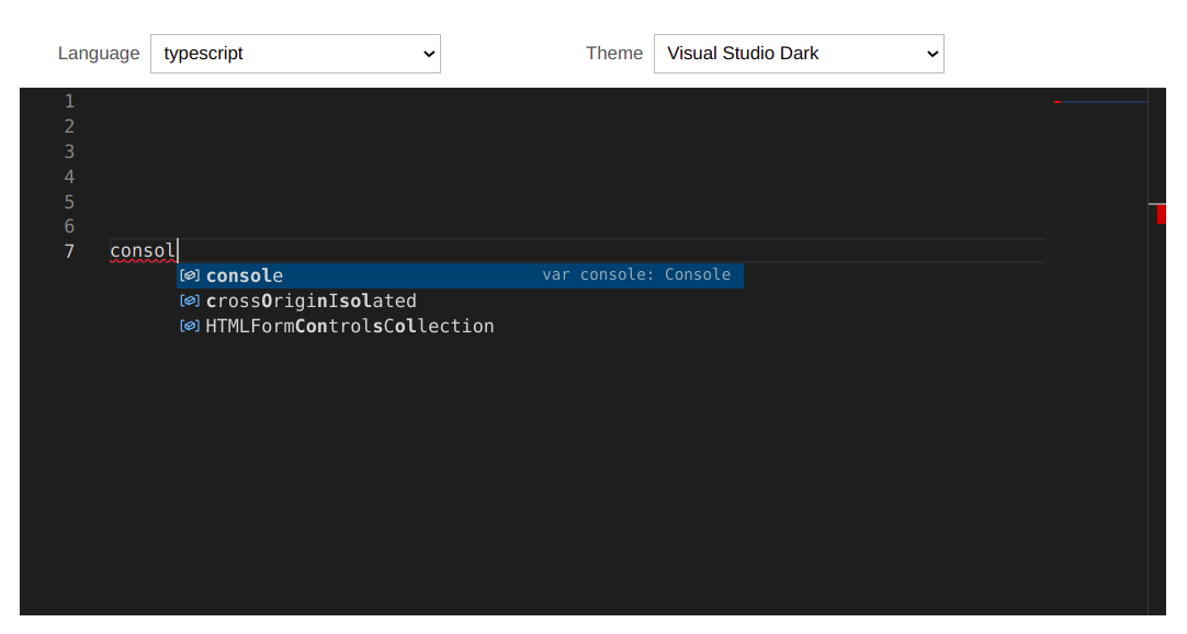 [Bug] Completion list is missing background · Issue #2816 · microsoft/monaco-editor · GitHub