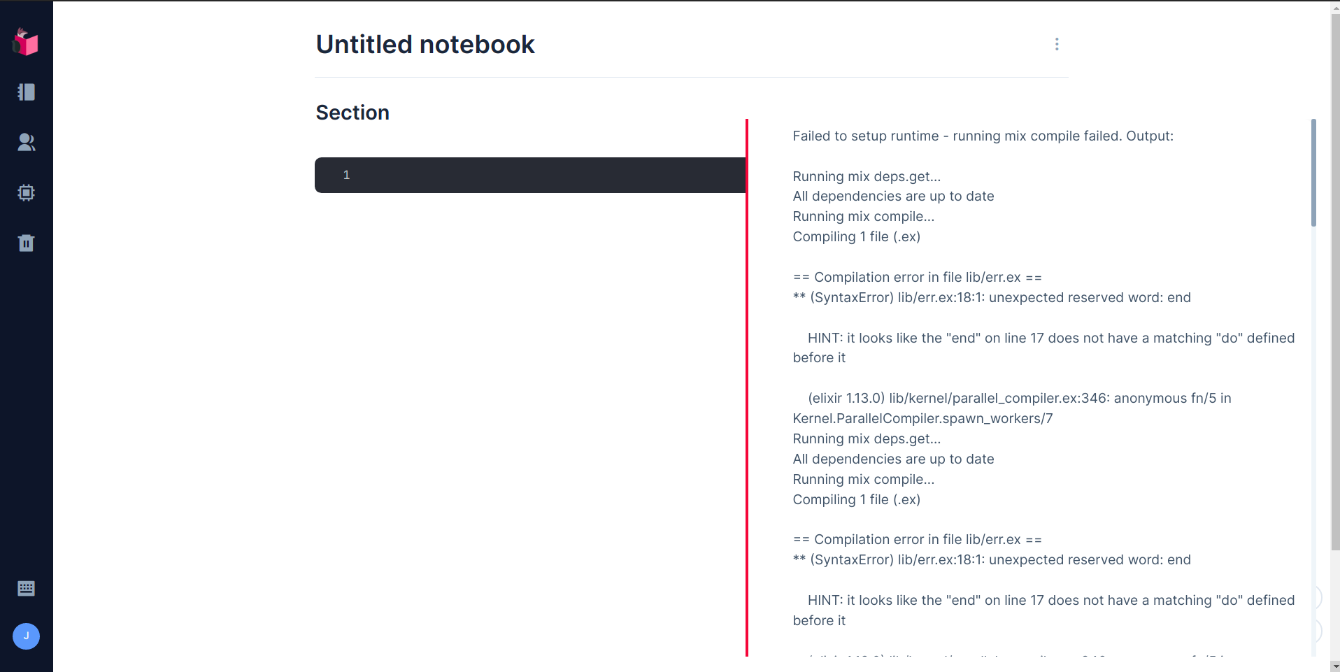 Add scroll to Error Modal · Issue #839 · livebook-dev/livebook · GitHub