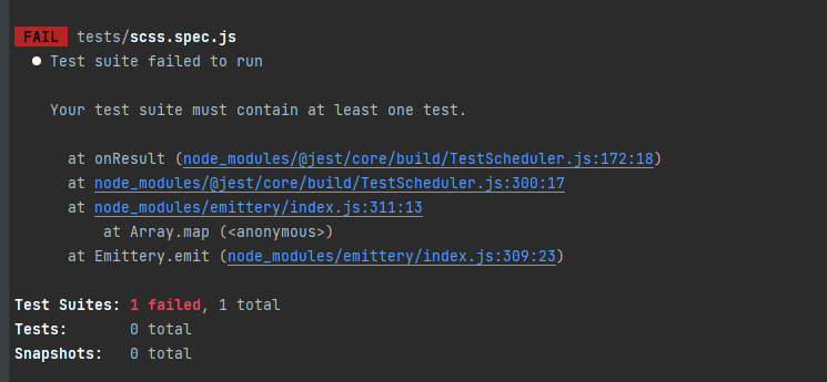 Don't work with `glob` 8 · Issue #231 · oddbird/true · GitHub