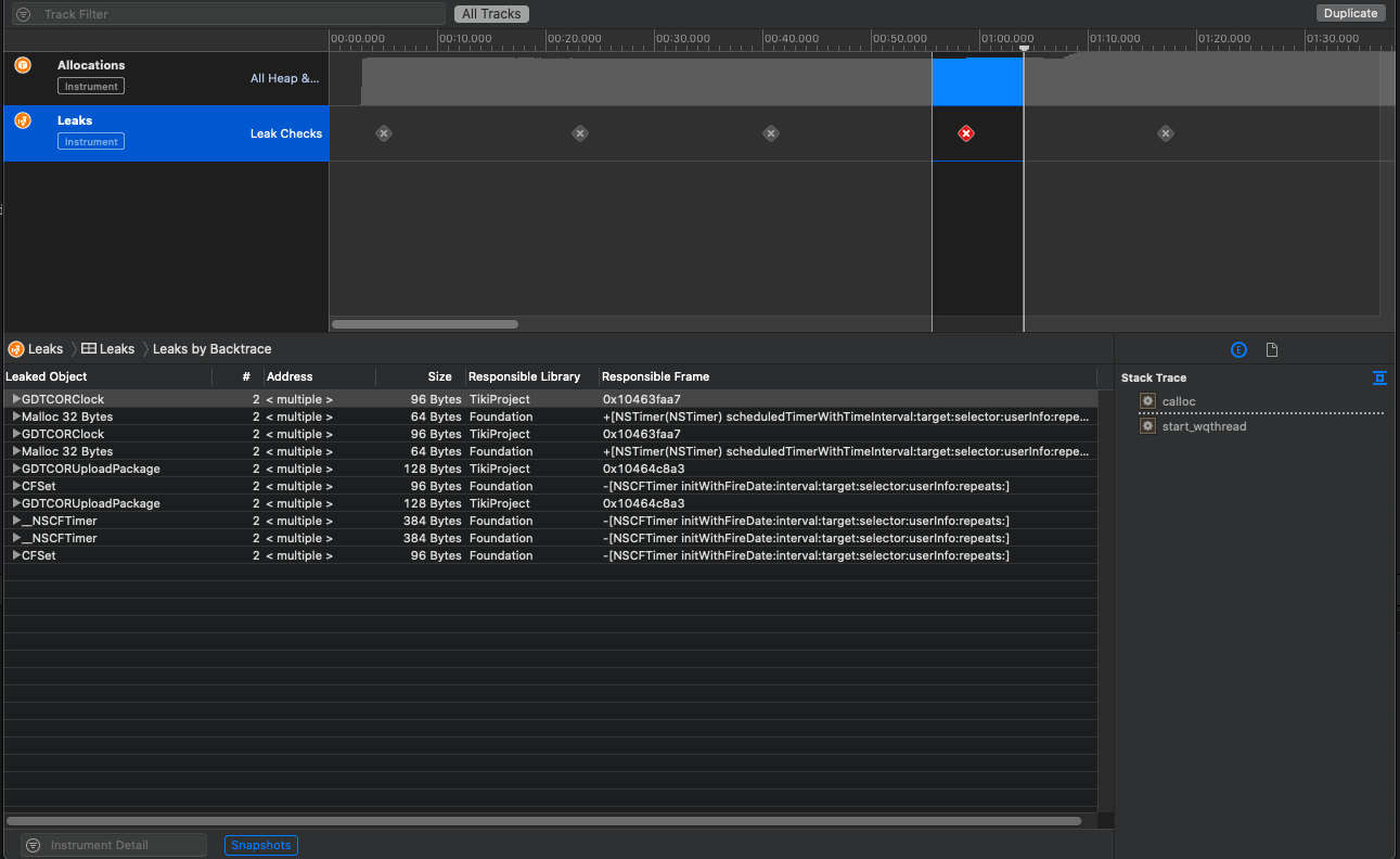 Gdtcoruploadpackage Memory Leaks · Issue 5399 · Firebasefirebase Ios Sdk · Github