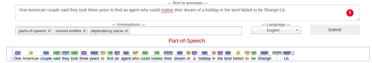 Turn off adding trailing period to abbreviations · Issue #1338 · stanfordnlp/CoreNLP · GitHub