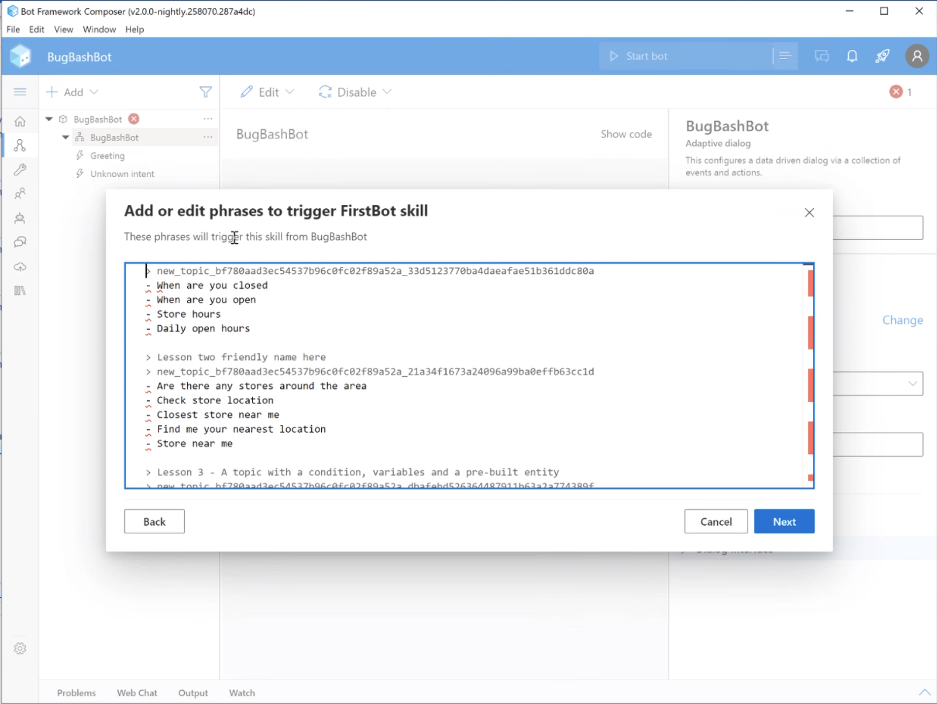 [skills] Import Skill LU Editor shows errors for valid LU · Issue #8423 · microsoft/BotFramework ...