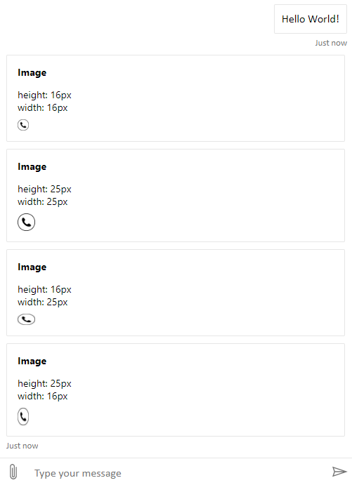 Adaptive cards don't render the Image dimensions · Issue #2092 ...