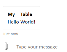 Markdown table is not working on 4.5+ · Issue #2765 · microsoft/BotFramework-WebChat · GitHub