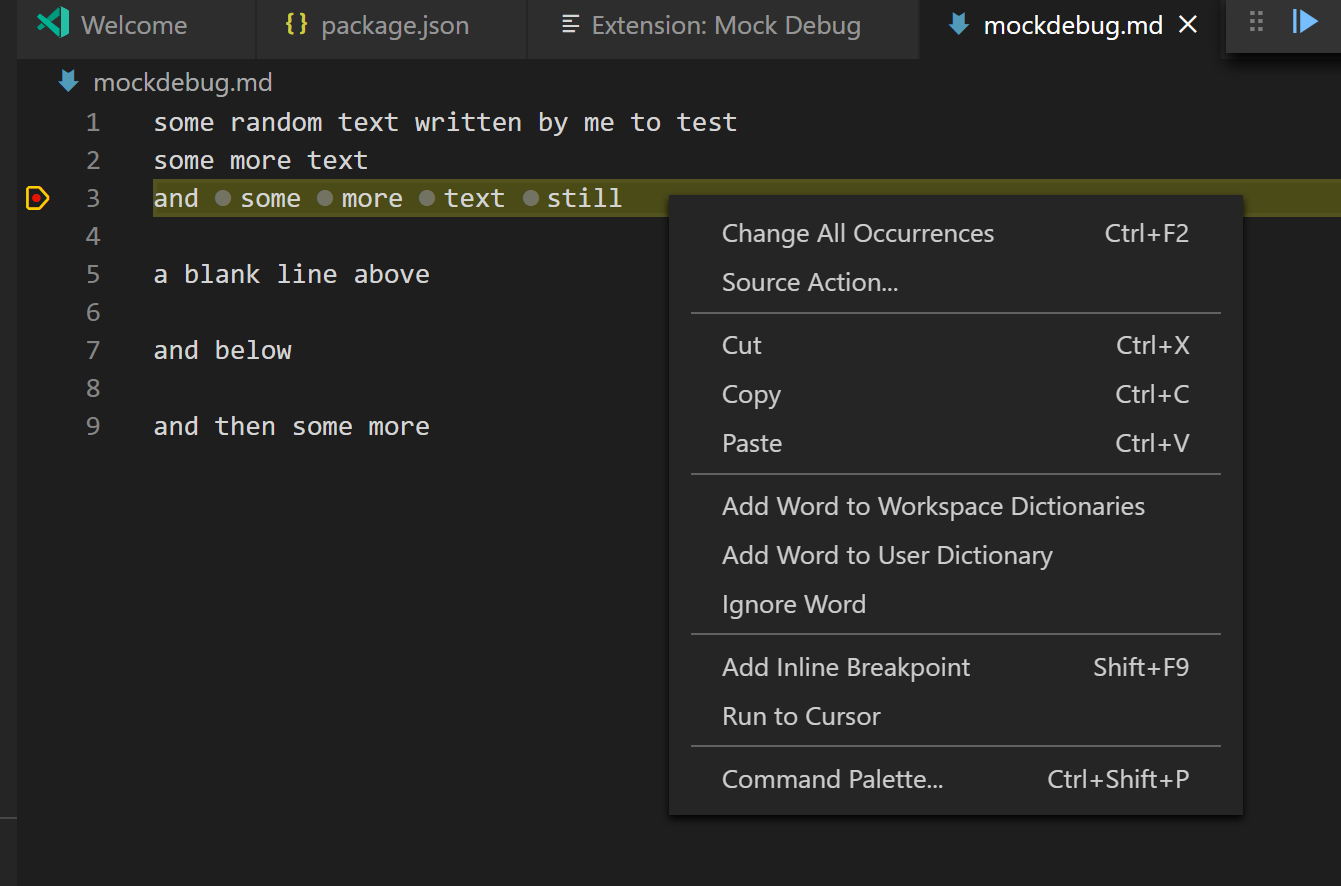 Step into targets command not shown · Issue #99071 · microsoft/vscode · GitHub