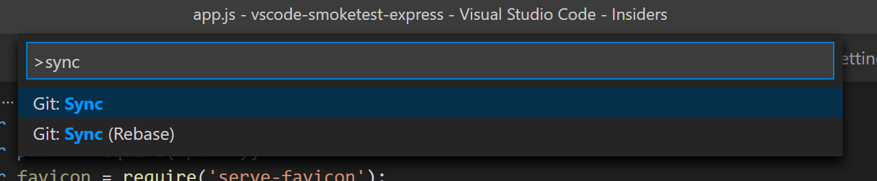 Turn on sync command is not available · Issue #101868 · microsoft ...