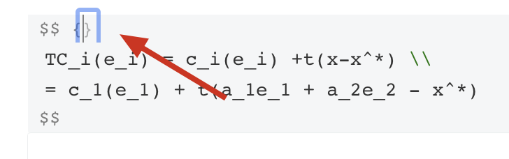 How to use the blank after equation dollar symbol? · Issue #4317 · typora/typora-issues · GitHub