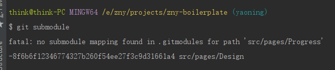 Git Submodule Add时提示 Projectfolder Already Exists In The Index” · Issue