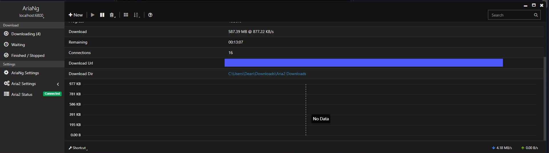 Task Detail Page shows No Chart Data Bug · Issue #103 · mayswind/AriaNg-Native · GitHub