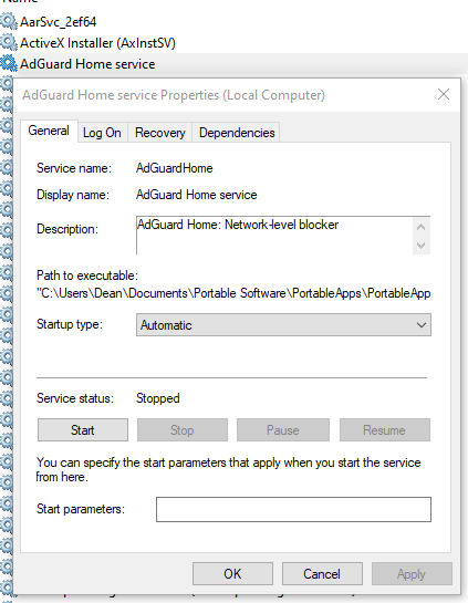 Windows Service Fails To Start Set To Automatic · Issue 6114 · Adguardteamadguardhome · Github
