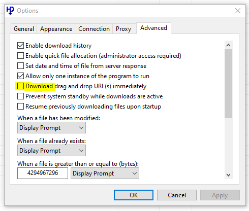 Add Download in Paused State - Drag and Drop and Add URL(s) Dialog · Issue #71 · erickutcher ...