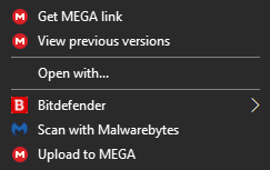 Cascaded Explorer Context Menu Items · Issue #433 · meganz/MEGAsync ...