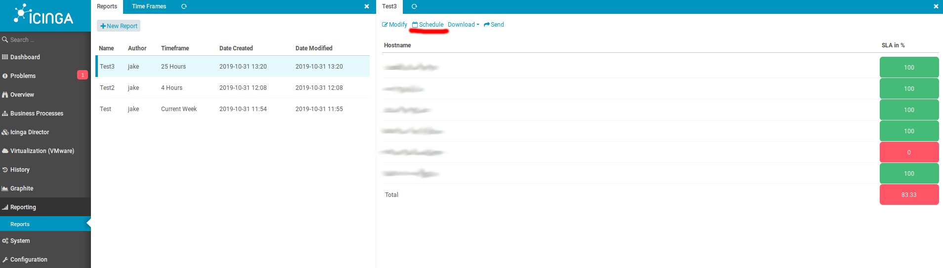 Error when trying to schedule a report · Issue #41 · Icinga/icingaweb2-module-reporting · GitHub