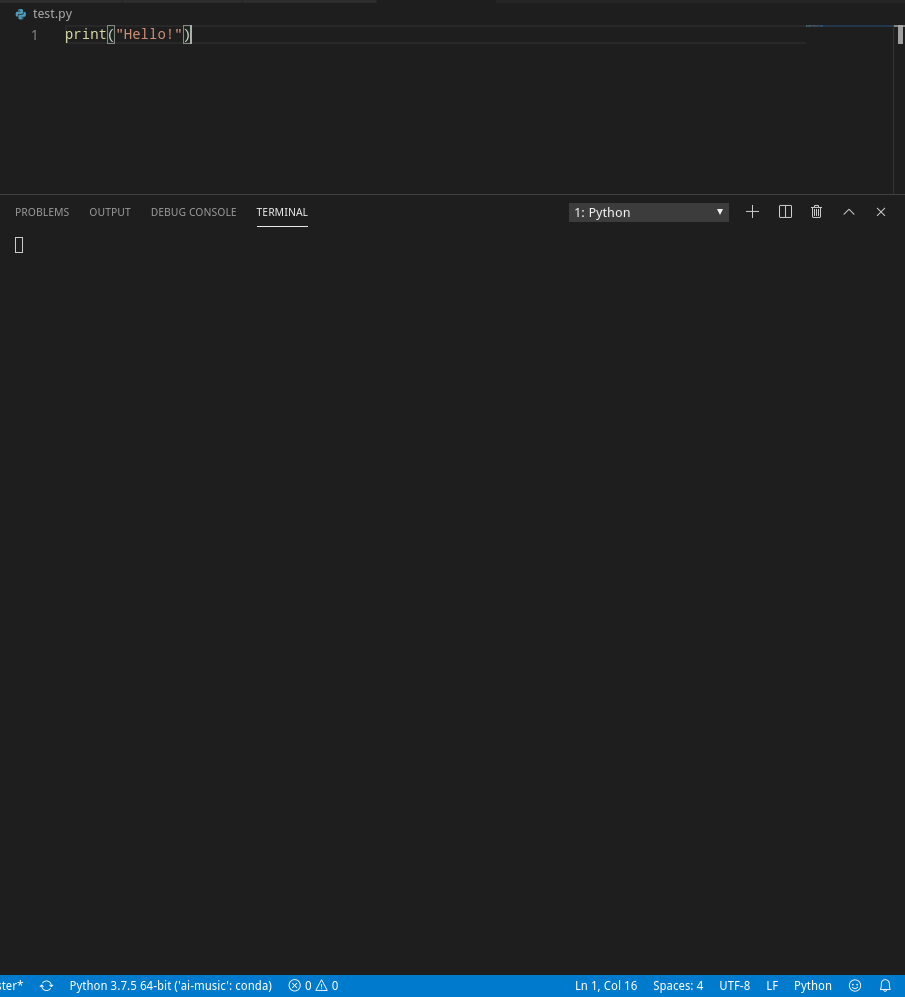 Python integrated terminal is not working · Issue #11111 · microsoft/vscode-python · GitHub
