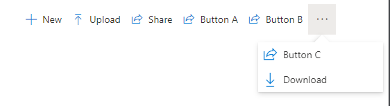 Commandbarbuttonas Prop Doesnt Work When The Commandbar Items Come Under Overflow Menu 1231