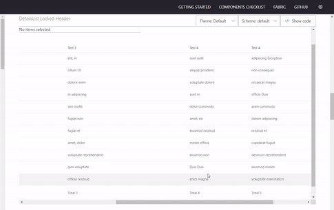 ScrollablePane Details List Header is not aligned with the List rows · Issue #7059 · microsoft ...