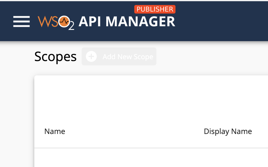 Add New Scope Button Not Visible At All In The Publisher · Issue 10867 · Wso2product Apim · Github