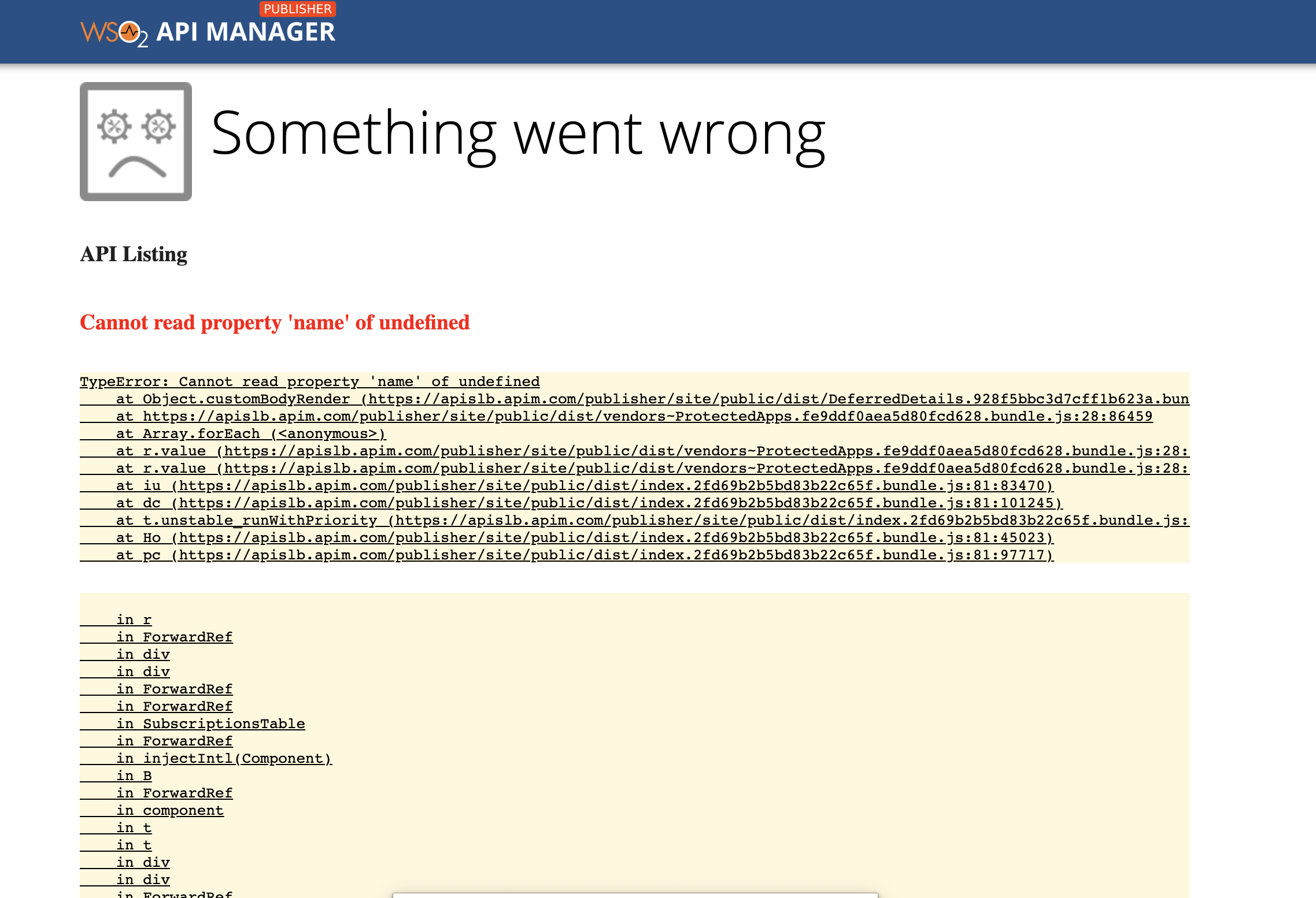 Having multiple subscriptions to an API breaks Publisher Subscription ...