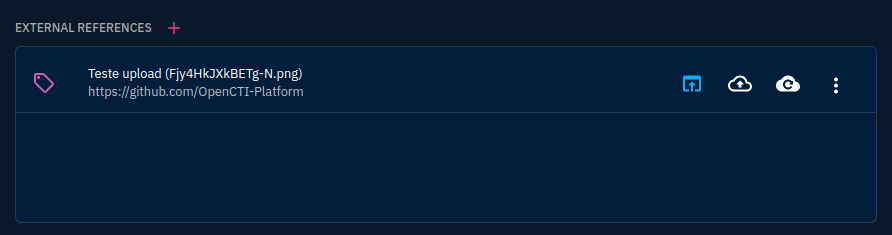 Uploading file in new external references not working · Issue #3245 · OpenCTI-Platform/opencti ...