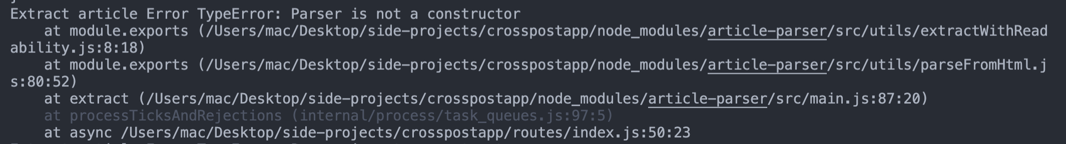 Cannot Find Module Htmlparser2libparserjs On Runkit · Issue 139 · Extractusarticle