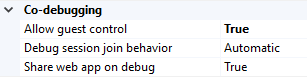 Starting co-debugging as guest gives error "A project with an Output ...