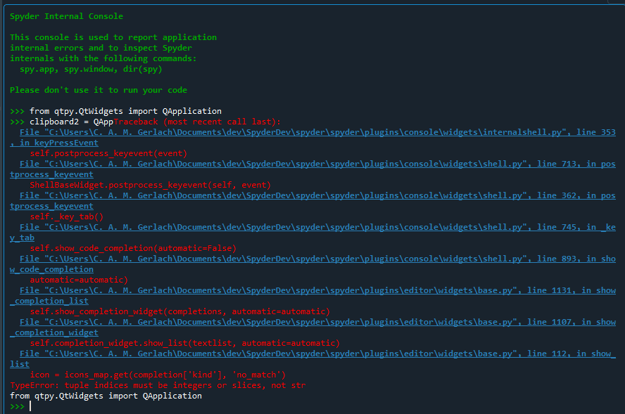 Error when triggering completion in the Internal Console · Issue #8579 ...