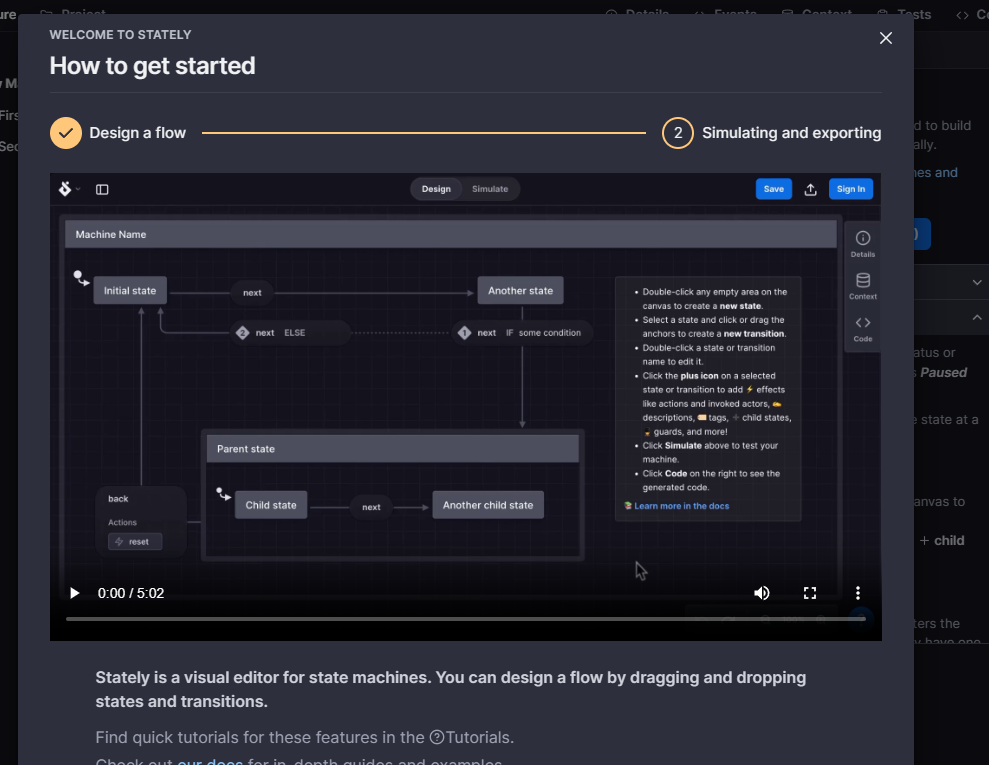 cannot access Help->Tutorials · Issue #202 · statelyai/studio-issues · GitHub