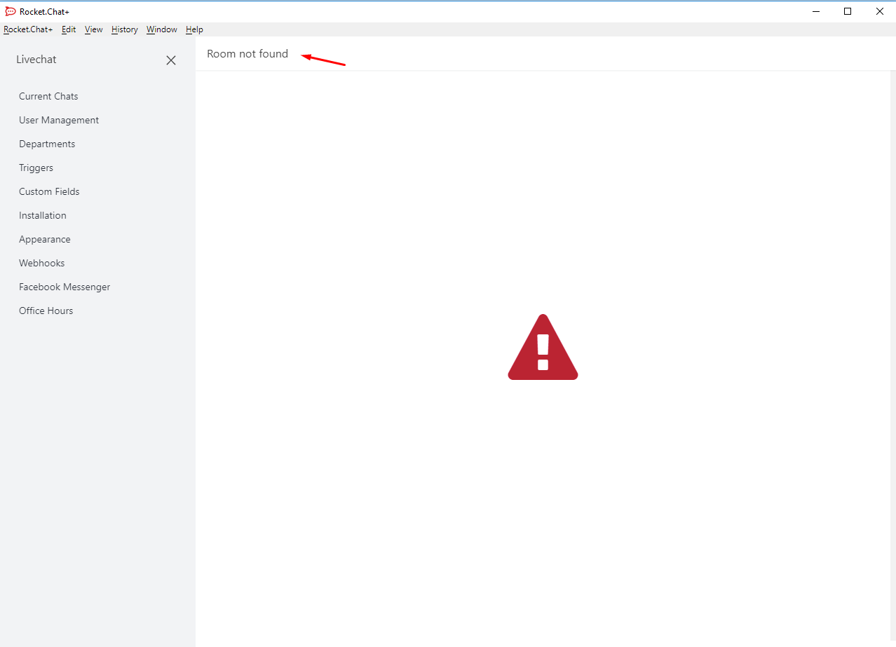 Bug Livechat View History Conversations · Issue 11777 · Rocketchatrocketchat · Github