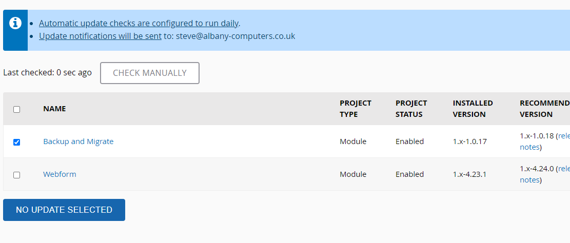 [UX] System Updates - incorrect button label when an update has been ...