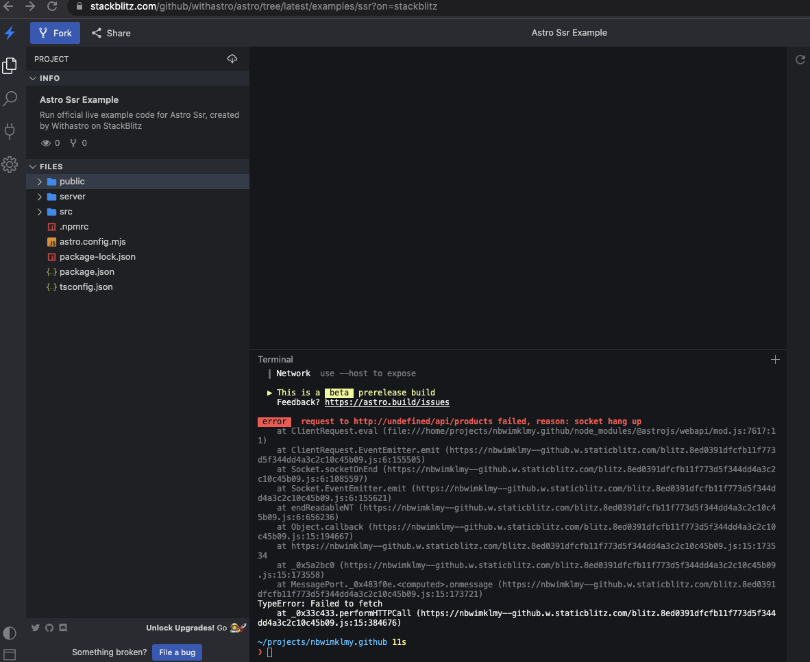 🐛 BUG: ` ` in SSR mode not working as expected · Issue #3098 · withastro/astro · GitHub