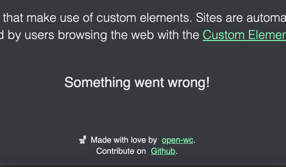 offline state not showing · Issue #15 · open-wc/wild · GitHub