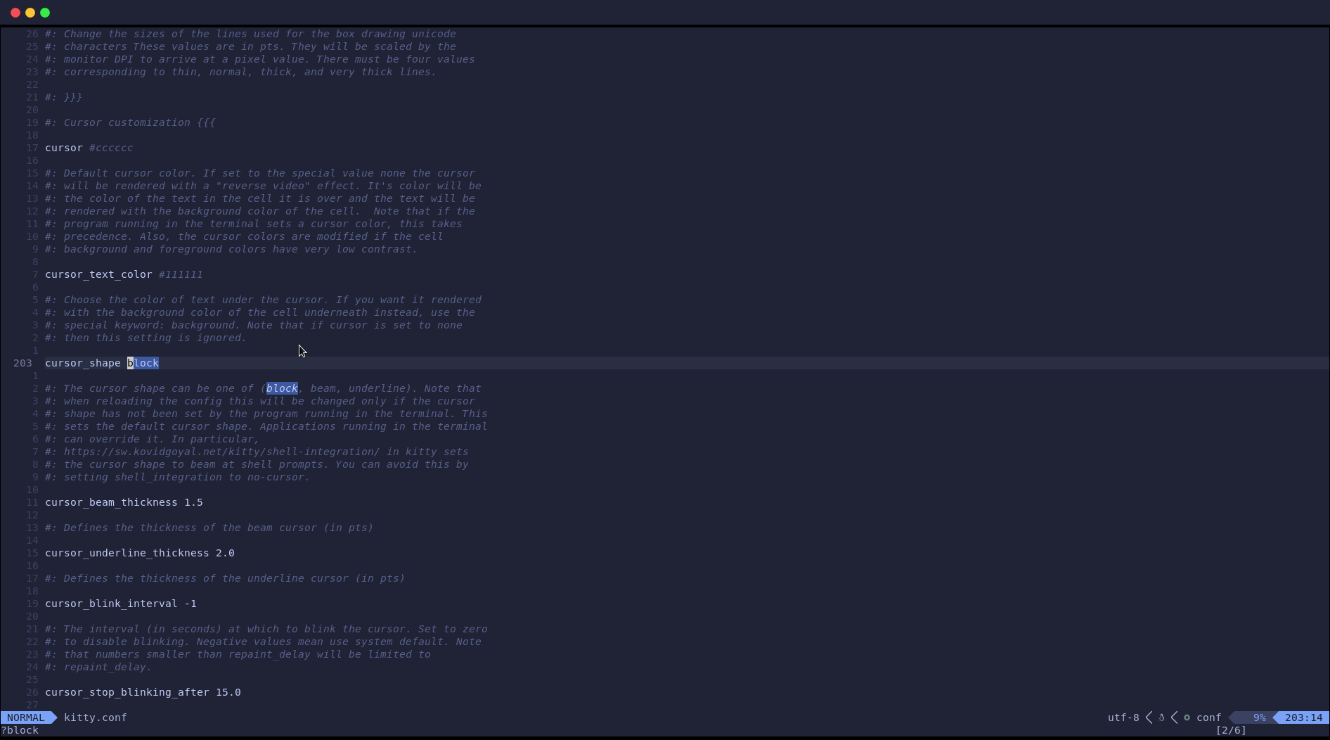 Cursor shape is always a beam, even when i set another one · Issue #4773 · kovidgoyal/kitty · GitHub
