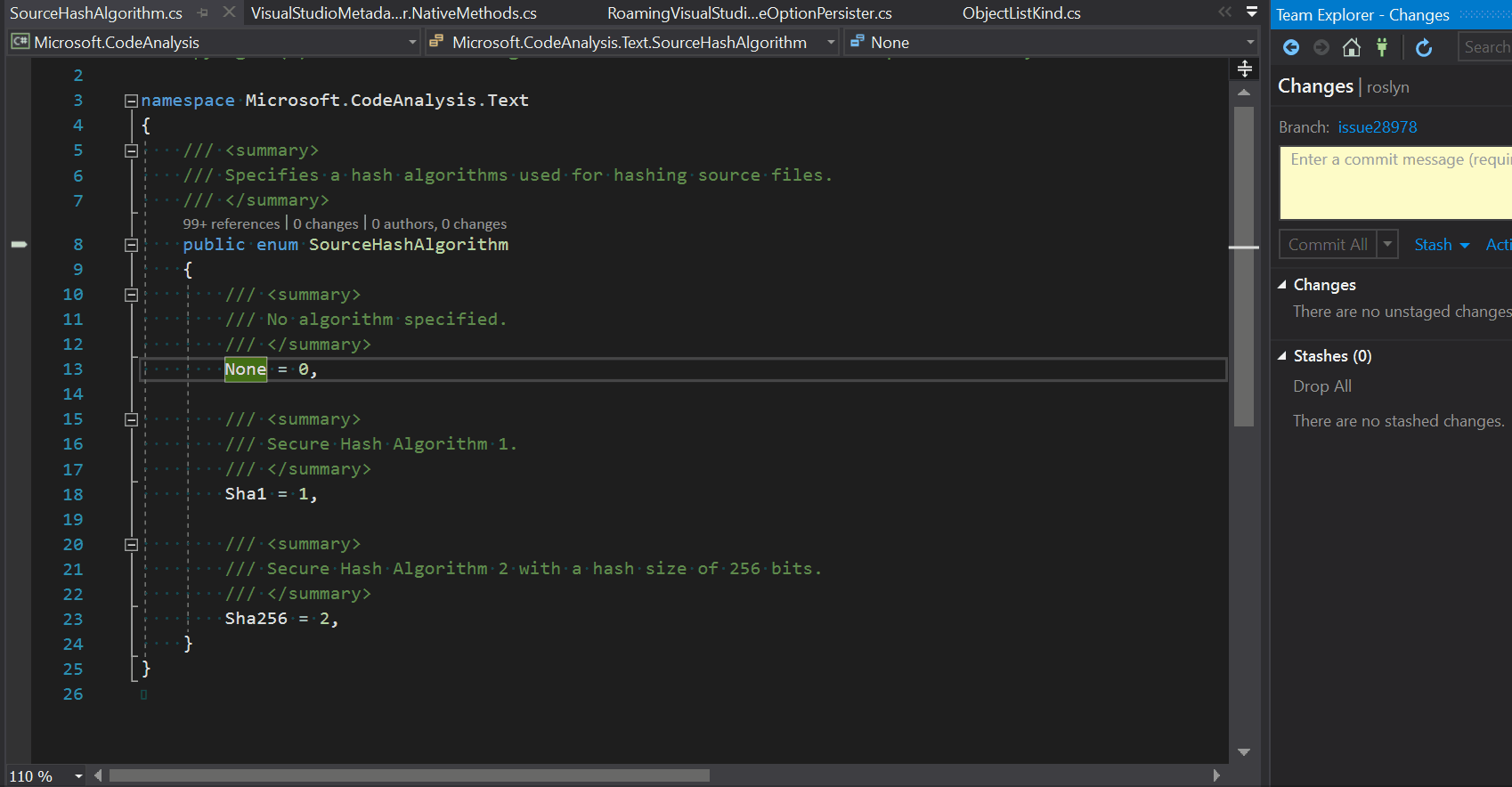 VS 2017.15.5.2 crash during 'Rename' operation (of an enum value) · Issue #23887 · dotnet/roslyn ...