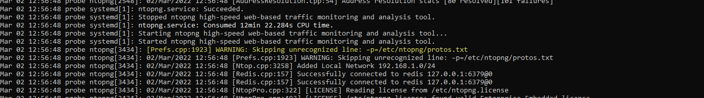 Cannot use -p option on ntop config file · Issue #6355 · ntop/ntopng · GitHub