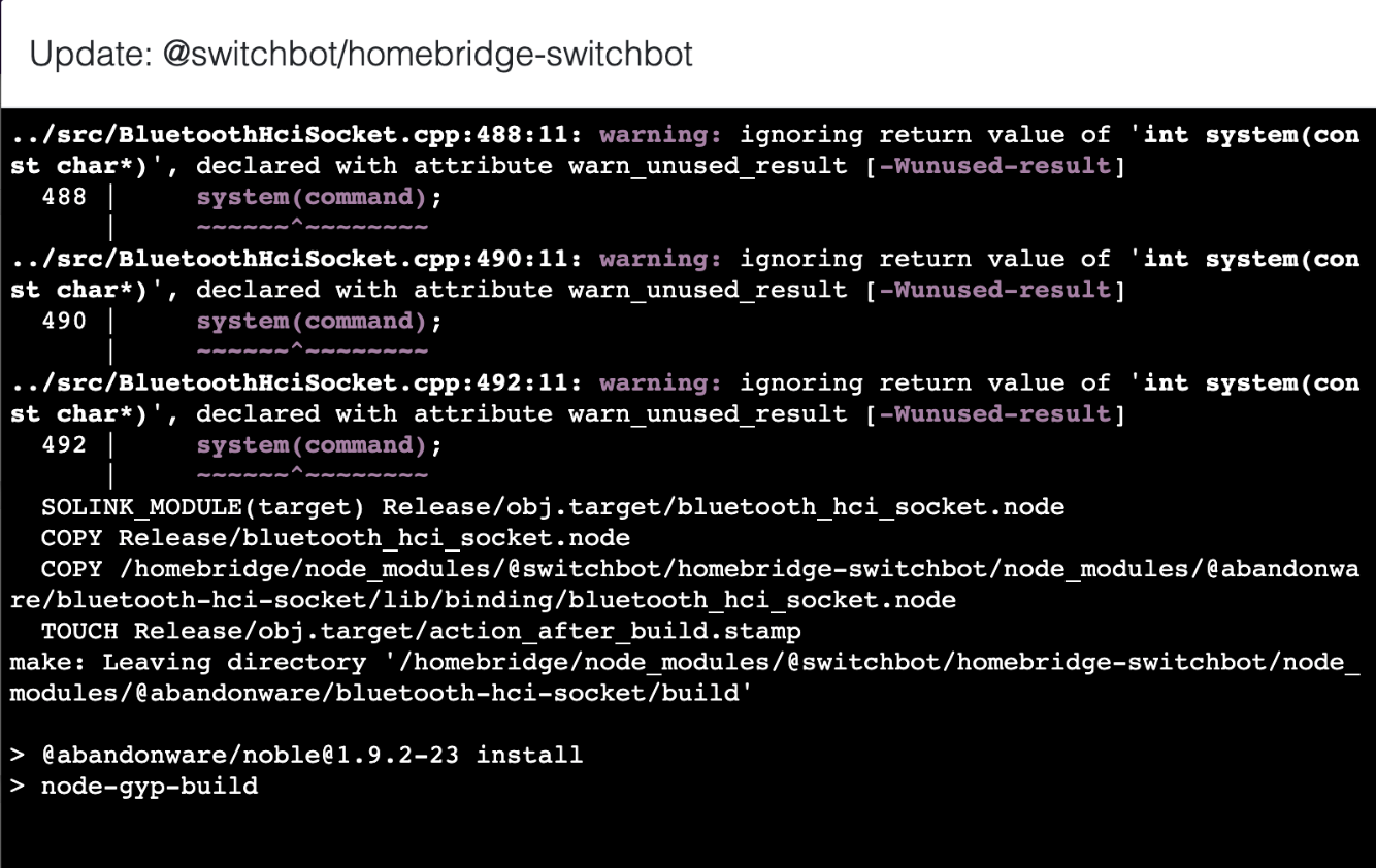 Bug · Issue 832 · Openwonderlabs Homebridge Switchbot · Github
