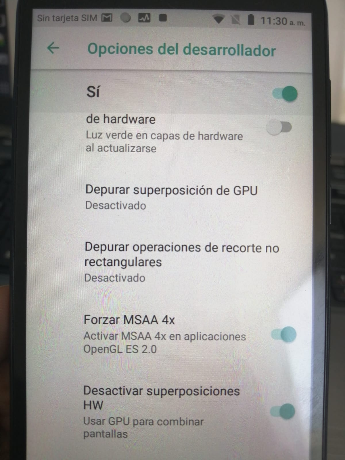 Application crashes on Huawei Y5 with Force MSAA 4x Enabled · Issue #66521 · flutter/flutter ...