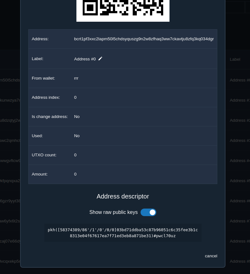 taproot descriptor is shown as pkh · Issue #1367 · cryptoadvance/specter-desktop · GitHub