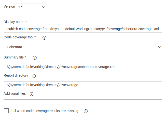 Publish Code Coverage Error When Using Hosted Ubuntu 1604 · Issue 8762 0368