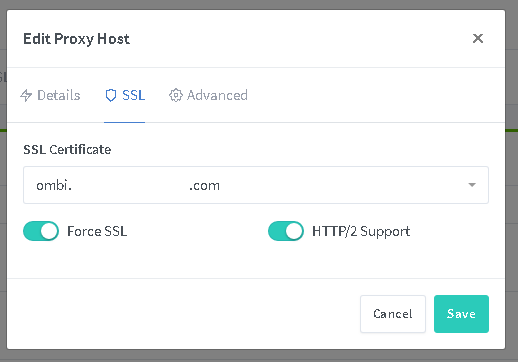Ombi having weird issue · Issue #57 · NginxProxyManager/nginx-proxy-manager · GitHub