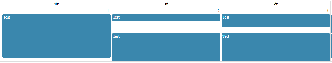 Extra space between events in month view when events elements have various heights specified ...
