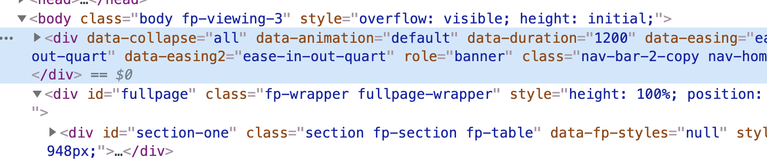 strange animation bug when linking sections within webflow · Issue #4029 · alvarotrigo/fullPage ...