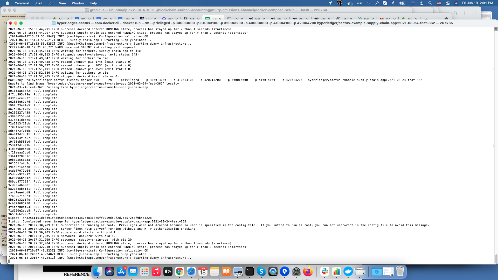 docs(examples): fix supply chain example - Deployment of smart contracts crashed: Error: Invalid ...