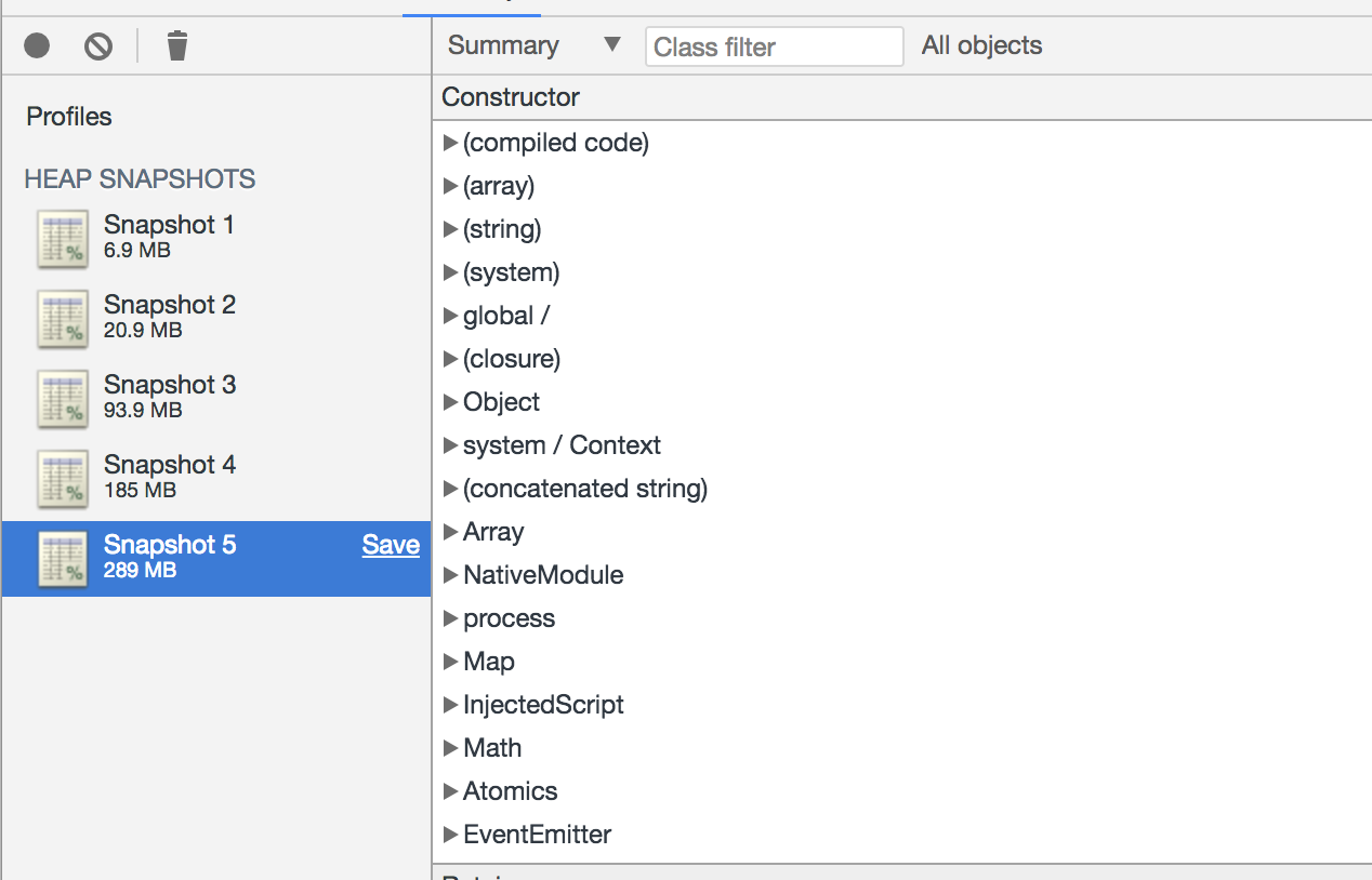Memory leak detected with new Function inside http request handler · Issue #21142 · nodejs/node ...
