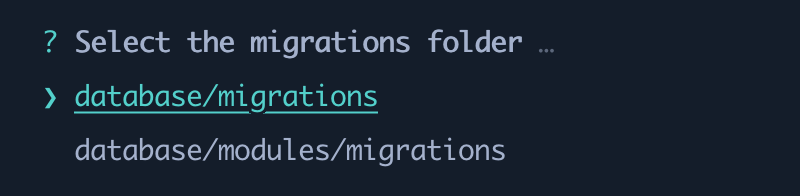 Add option --path for commands make:model, make:migration · Issue #538 · adonisjs/lucid · GitHub