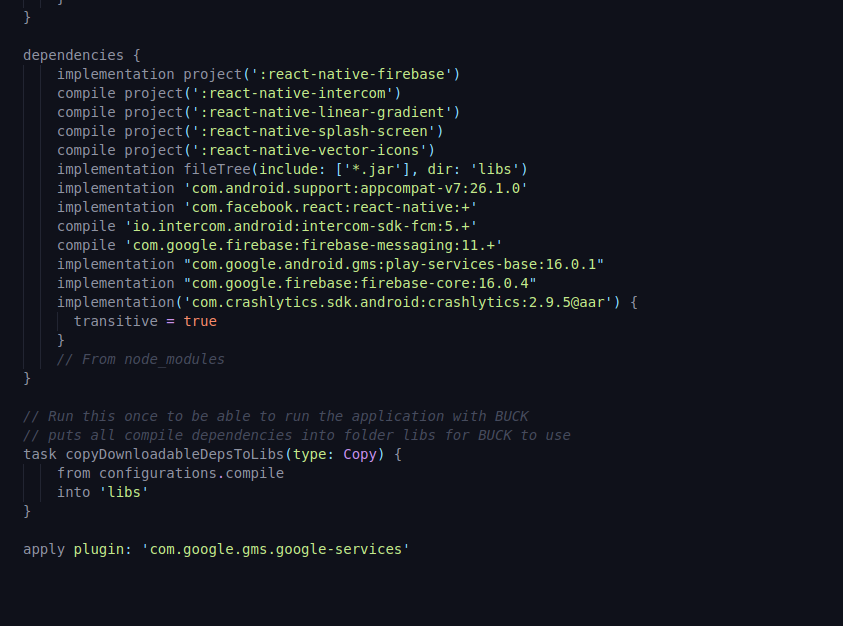 no errors are being logged to the firebase Crashlytics dashboard · Issue #1746 · invertase/react ...