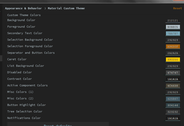 window title bar background color and font size in pycharm · Issue ...