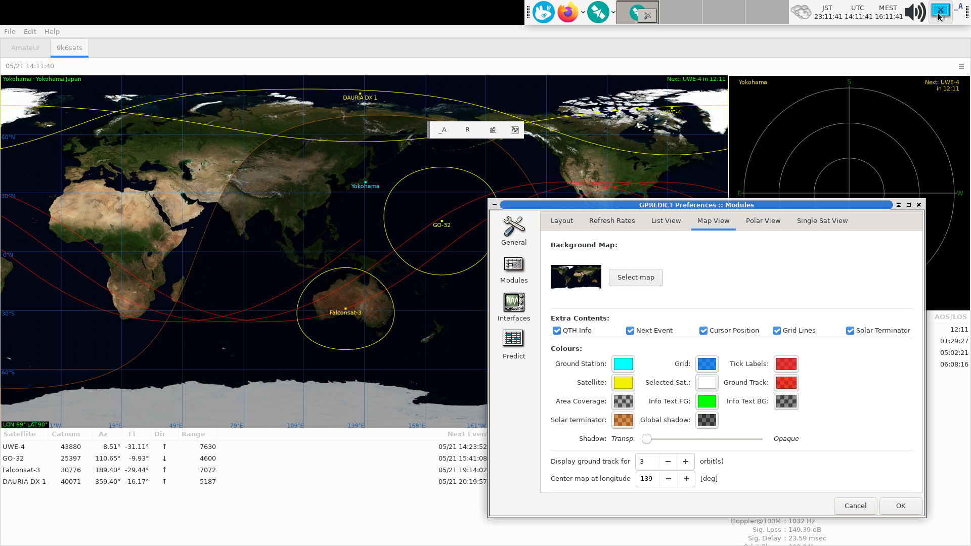 Solar Terminator Other Features Not Working · Issue #262 · csete/gpredict · GitHub