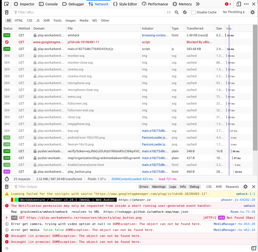 Stalled on the "Turn on your camera and microphone" screen · Issue ...