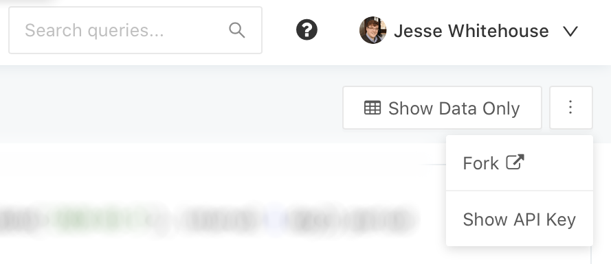 "Fork Query" is disabled outside of "View Source" mode · Issue #4923 · getredash/redash · GitHub