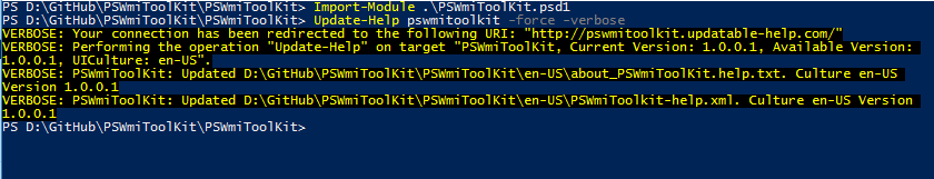 Update Help Does Not Work On Custom Psgallery Modules But Works Locally · Issue 6154